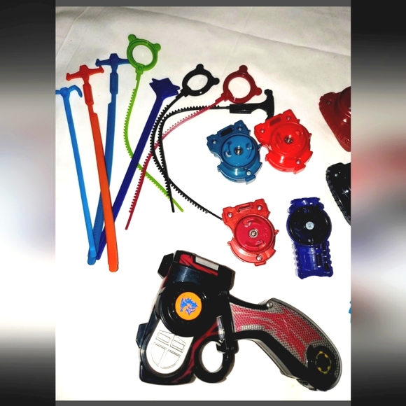 Bleyblade | Toys | Large Used Lot Of Beyblade Beyblades Parts And Accessories | Poshmark